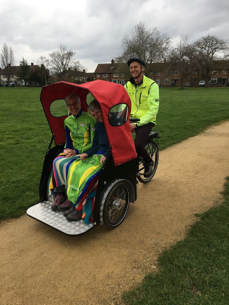 Let's Ride - Watford Cycle Hub - Mothers Day Trishaw rides in ...