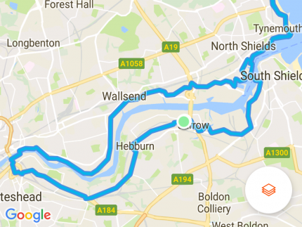 Let's Ride - Easy Riders River Tyne Looped Route