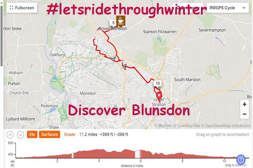 Let's Ride - Discover Blunsdon #Letsridethroughwinter