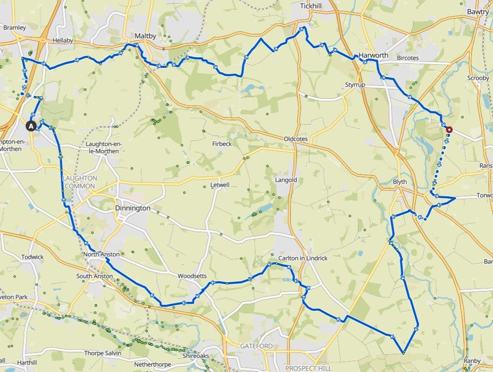 Let's Ride - Newhall Hamlet, Maltby Low Common, Sandbeck, Serlby ...