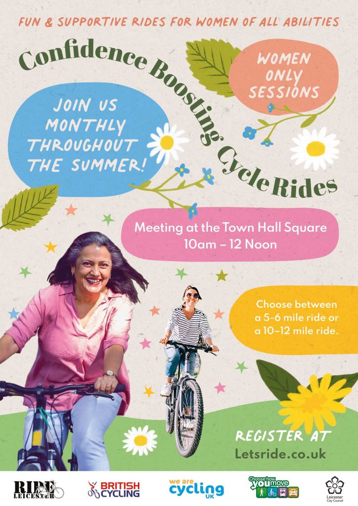 Let's Ride - Ride Leicester Women's Confidence Boosting Ride Let's Ride - Ride Leicester Women's Confidence Boosting Ride