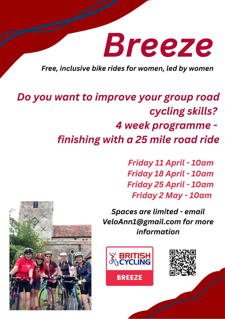 Let's Ride - Breeze road cycling programme - Week 3