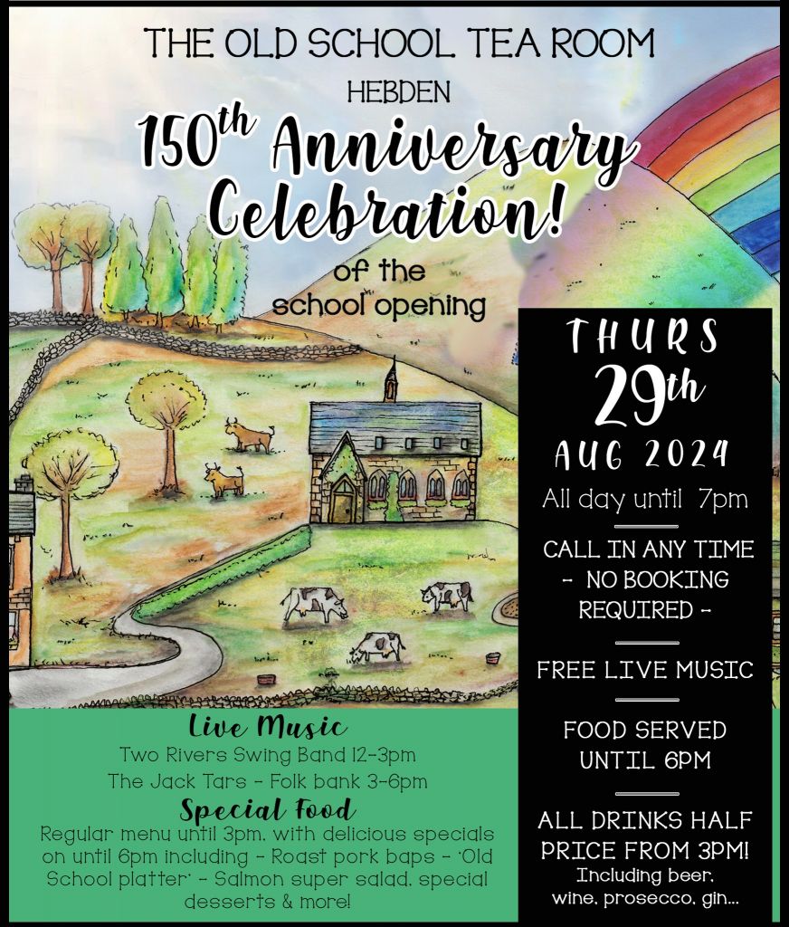 Let's Ride - Old School Tea Room - Hebden - 150th Anniversary Celebration