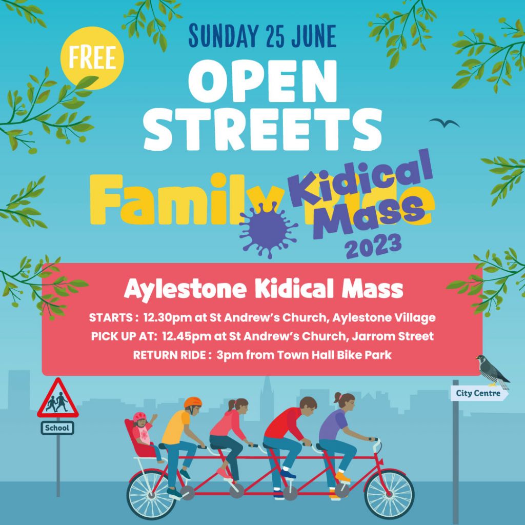 Let's Ride - Ride Leicester ‘Kidical Mass’ – A family-friendly ride ...