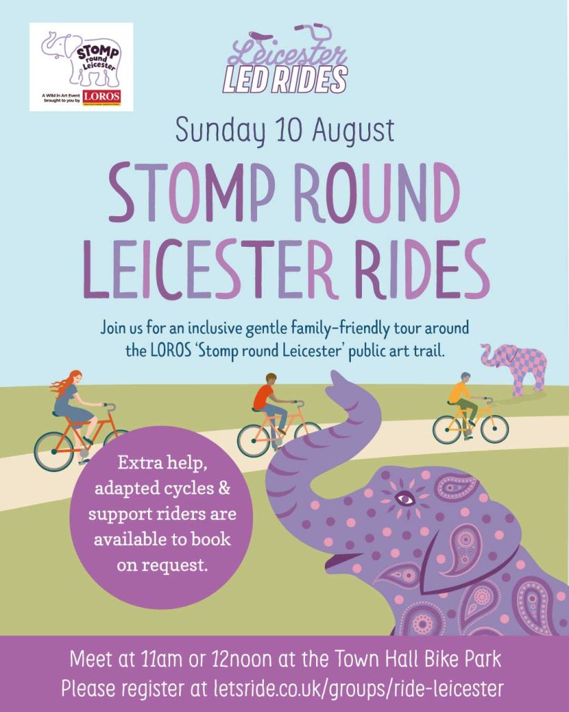 Let's Ride - RIDE LEICESTER #StompRoundLeicester Elephant Art Trail ...
